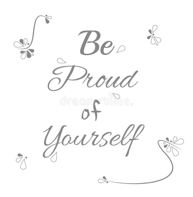 Illustration with Motivation Text To Be a Strong Stock Vector ...