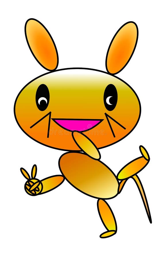 Illustration of a Mouse Dancing Stock Illustration - Illustration of ...