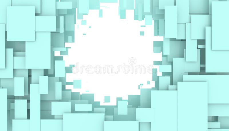 Illustration of Moving Rectangles 3D Illustration Stock Illustration ...
