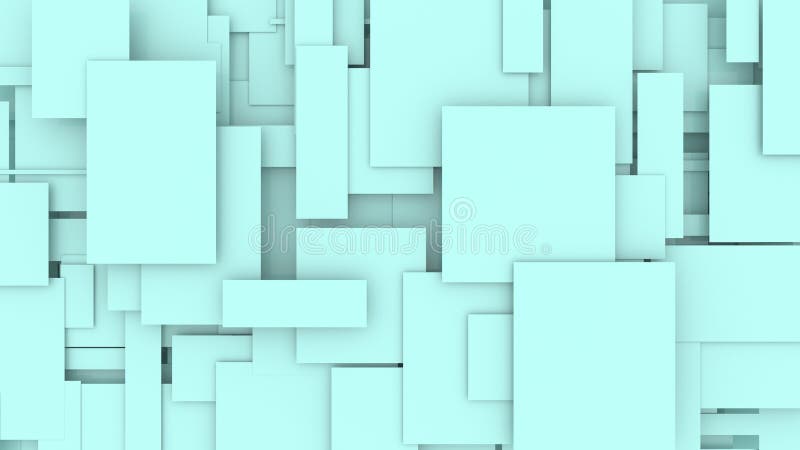 Illustration of Moving Rectangles 3D Illustration Stock Illustration ...
