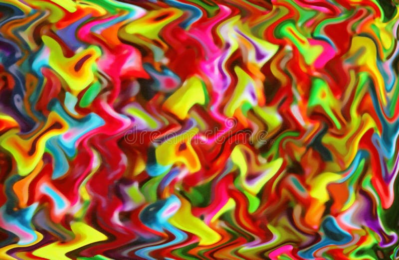 Multi-color Artistic Wavy Pattern for Abstract Backdrop Stock ...