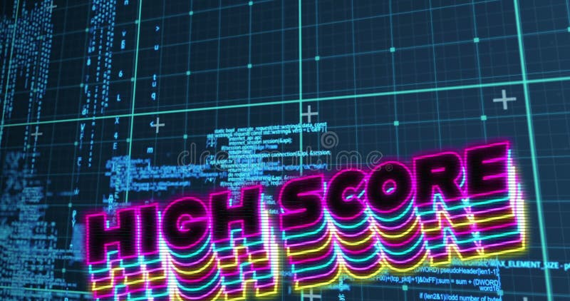 High Score Video Game Stock Illustrations – 335 High Score Video Game ...