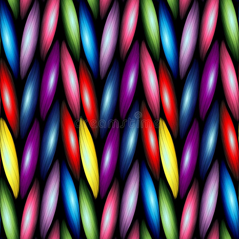 Crochet Texture Seamless Pattern Vector Needlecraft Stock Vector ...