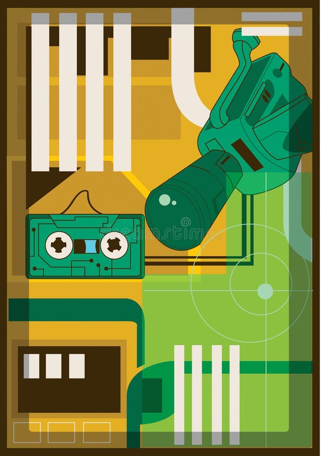 Multimedia Technology stock illustration. Illustration of innovation ...