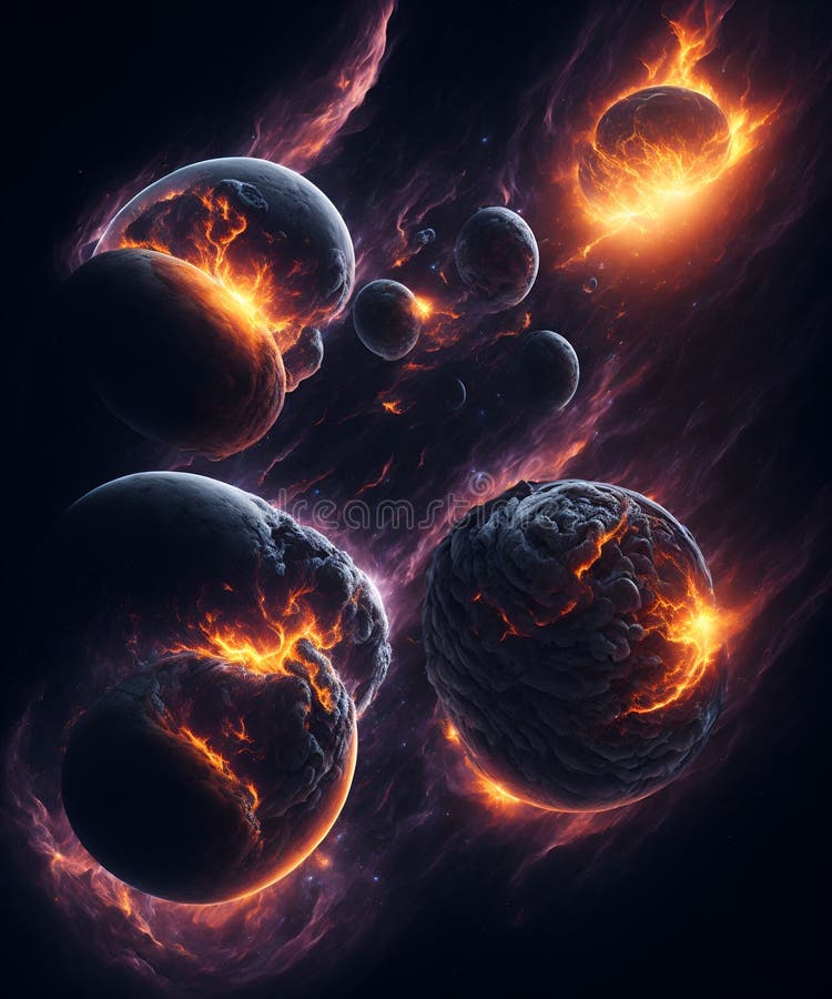 Hot Balls Fire Ring Frame stock illustration. Illustration of fire ...