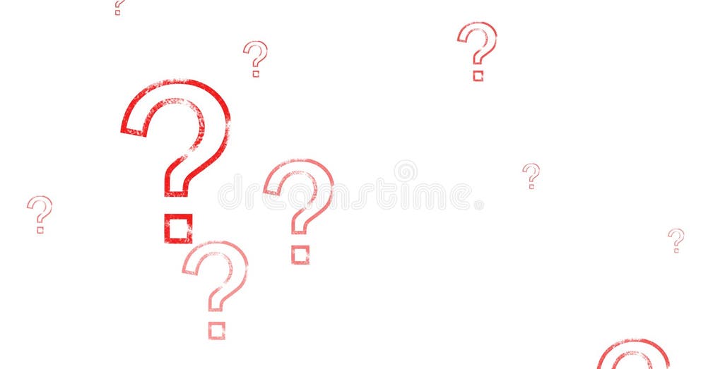Multiple Red Question Marks Stock Illustrations – 79 Multiple Red ...