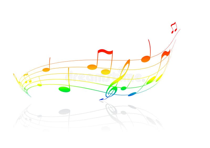Illustration with music. stock vector. Illustration of graphic - 9803743