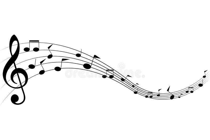 Floating Music Notes Stock Illustrations – 2,400 Floating Music Notes ...