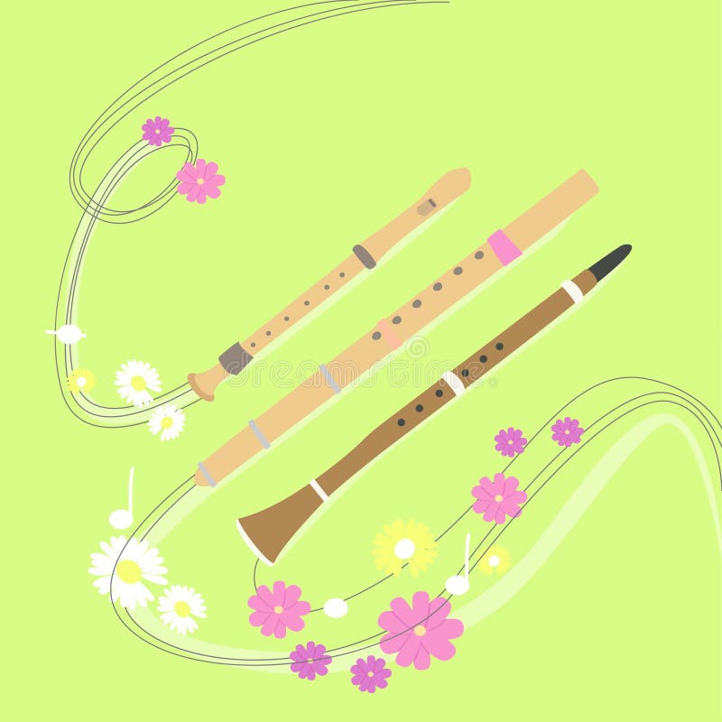 Illustration of a Musical Instrument. Vector Isolated Objects Stock ...