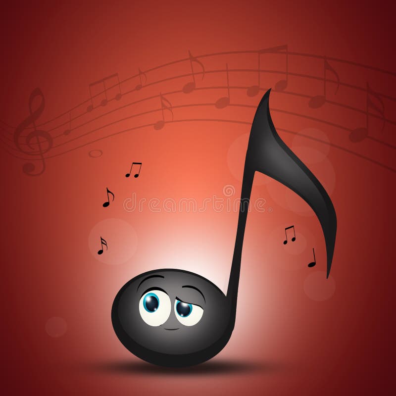 Face Musical Note Stock Illustrations – 1,242 Face Musical Note Stock ...