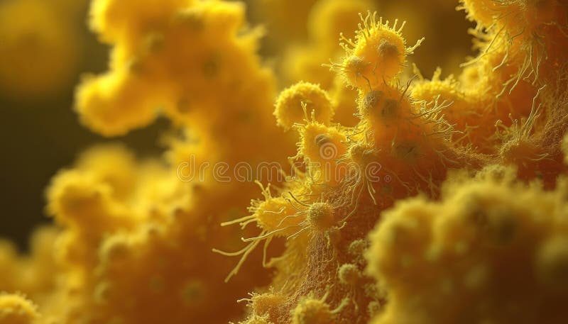 Illustration of Mycobacterium Tuberculosis Bacteria, Causative Agent of ...