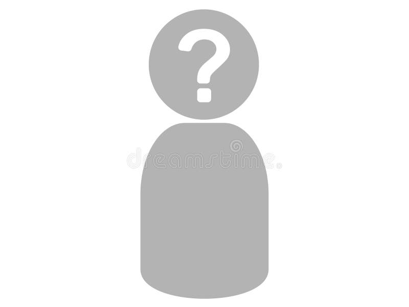 Illustration of a Mysterious Person Silhouette Icon Stock Image ...