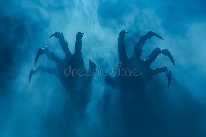 A Mysterious and Terrifying Shadow with Sharp Claws Emerging from the ...