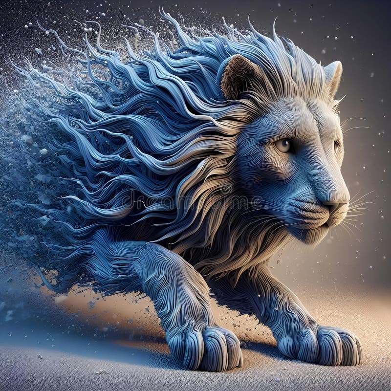 Illustration of a Mystical Creature in 3d Stock Illustration ...