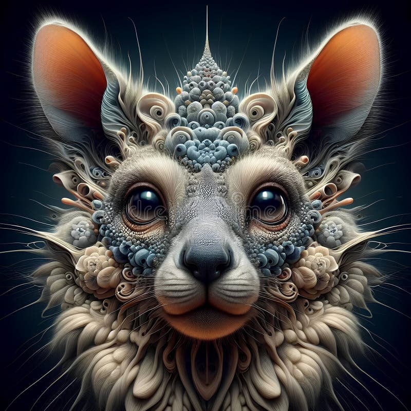 Illustration of a Mystical Creature in 3d Stock Illustration ...