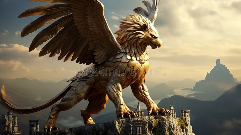 Mythical Griffin Wallpaper