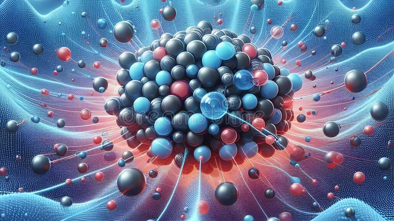 Illustration of Nanoparticle Shock Wave Stock Illustration ...