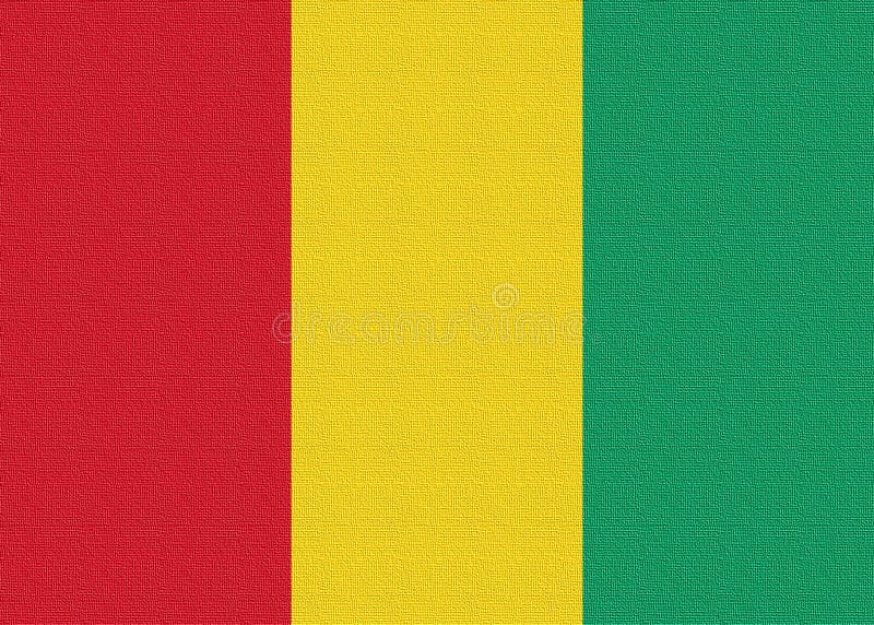 Illustration of the National Flag of Guinea Stock Photo - Image of ...