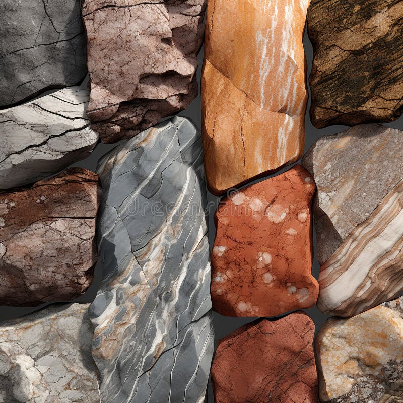 Illustration of Natural Colored Granite for Digital Paper, Generative ...