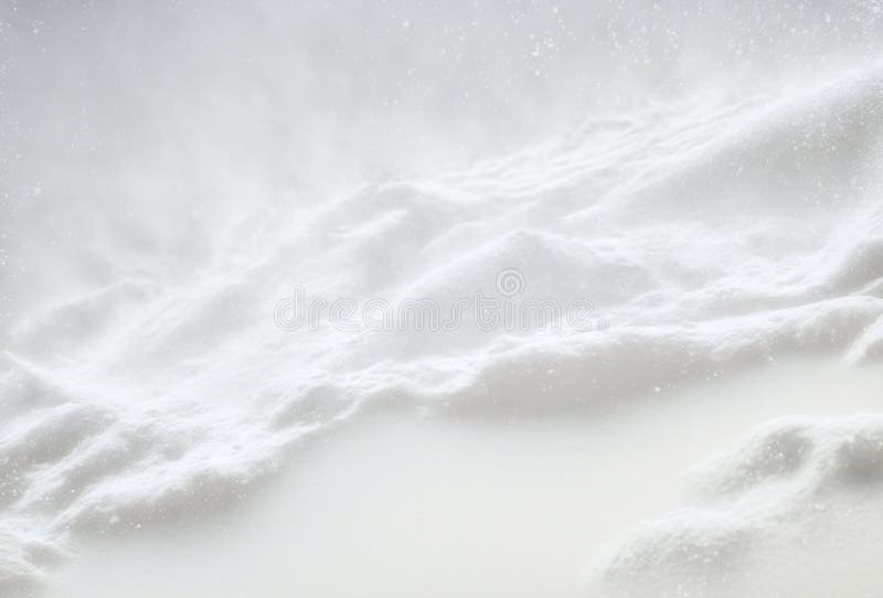 Natural White Snow, Digital Illustration Artwork, Abstract, Textures ...