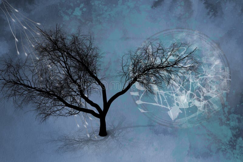 Illustration Nature Composition Stock Illustration - Illustration of ...