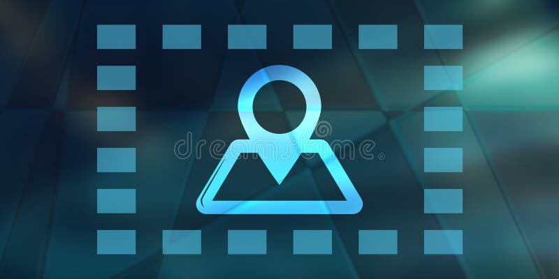 Concept of Navigation System Stock Illustration - Illustration of icon ...