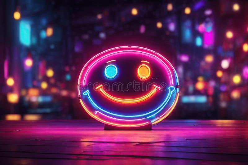 Smiley Face Neon Sign Stock Illustrations – 451 Smiley Face Neon Sign ...