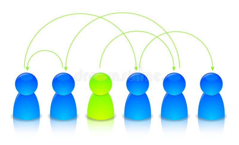 People multiplying stock vector. Illustration of employee - 17613257