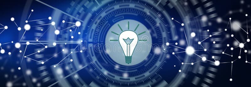 Concept of New Technology Innovation Stock Illustration - Illustration ...