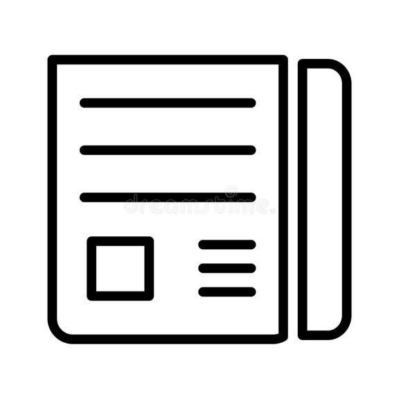 Illustration News Icon for Personal and Commercial Use. Stock ...