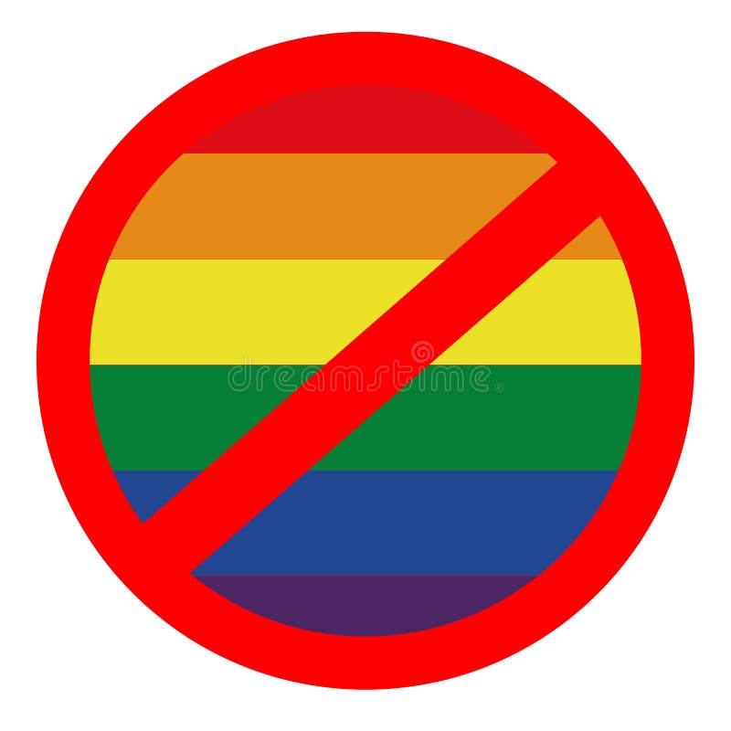Illustration for No Homosexual and Transgender Stock Vector ...