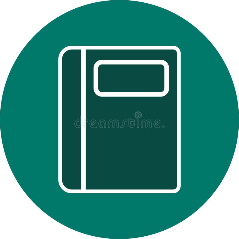 Illustration Notebook Icon for Personal and Commercial Use. Stock ...