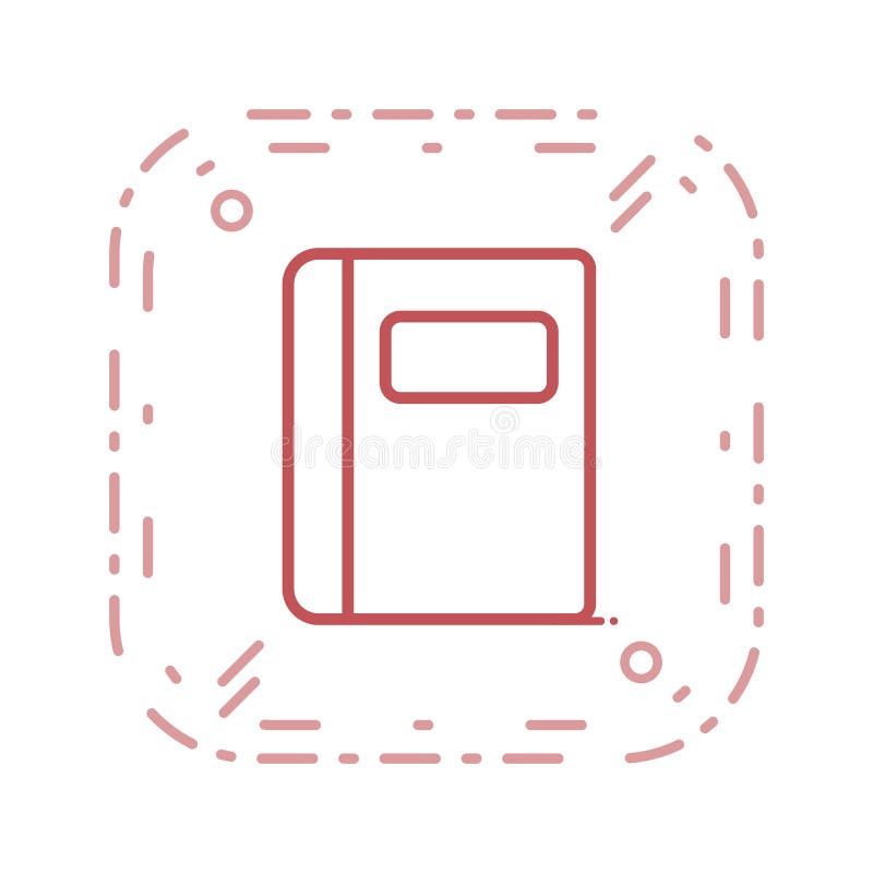 Illustration Notebook Icon for Personal and Commercial Use. Stock ...