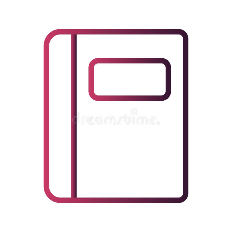 Illustration Notebook Icon for Personal and Commercial Use. Stock ...