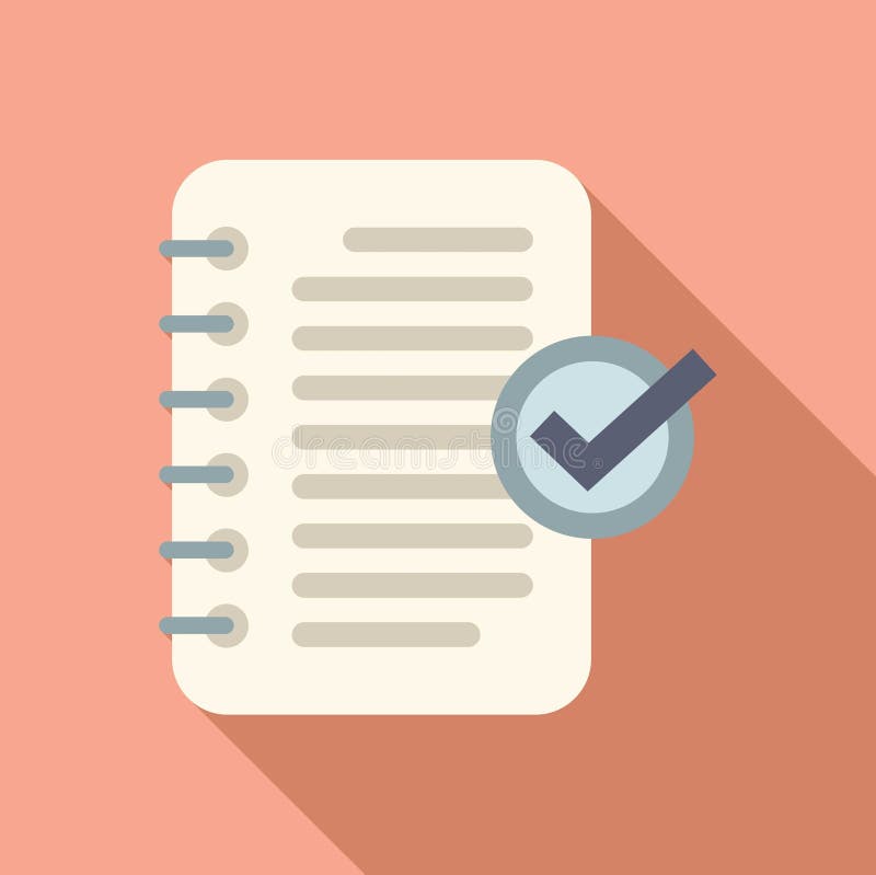 Checked Task on Todo List Concept Stock Illustration - Illustration of ...