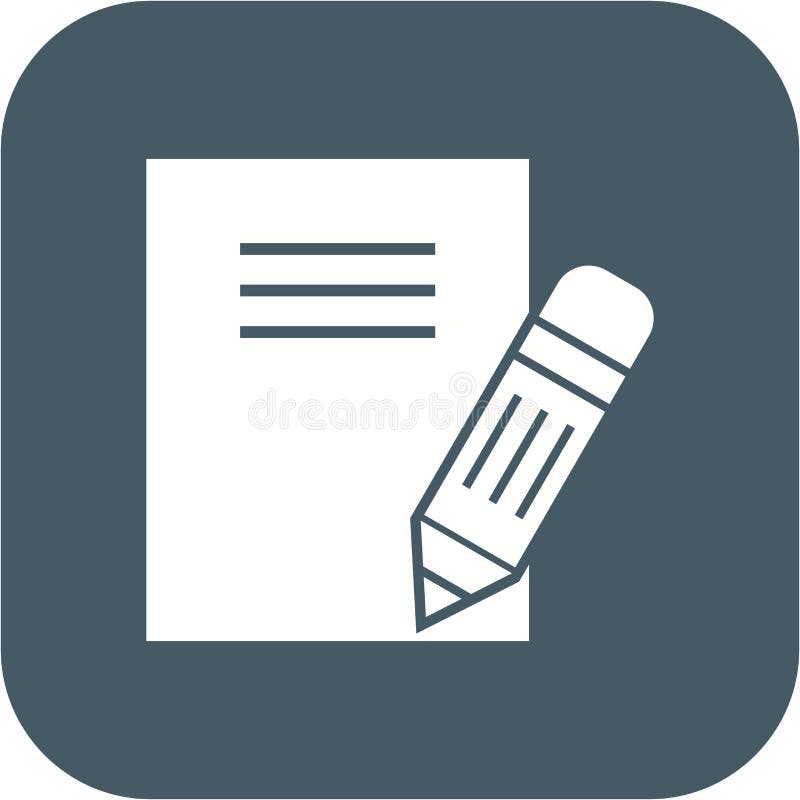 Illustration Notes Icon for Personal and Commercial Use. Stock ...