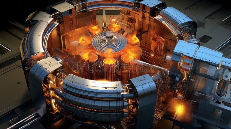 Illustration of Nuclear Fusion Reactor S Inner Workings Stock ... Illustration of Nuclear Fusion Reactor S Inner Workings Stock ...