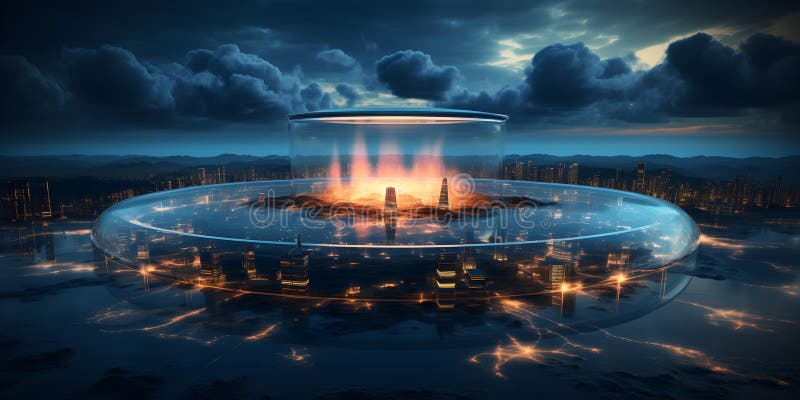 Illustration of a Nuclear Power Strategy Highlighting Future Advances ...