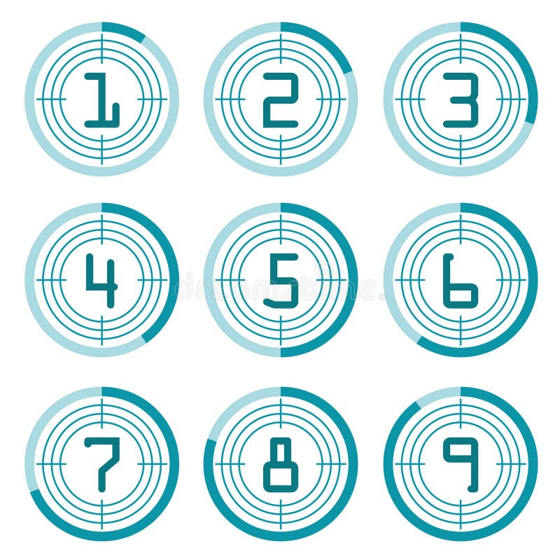 Illustration Numbers and Status Download and Upload Stock Vector ...