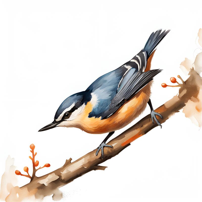 Yellow Nuthatch Stock Illustrations – 53 Yellow Nuthatch Stock ...