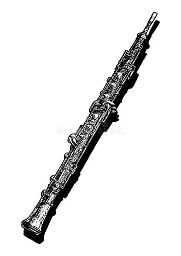 Drawing Oboe Stock Illustrations – 300 Drawing Oboe Stock Illustrations ...