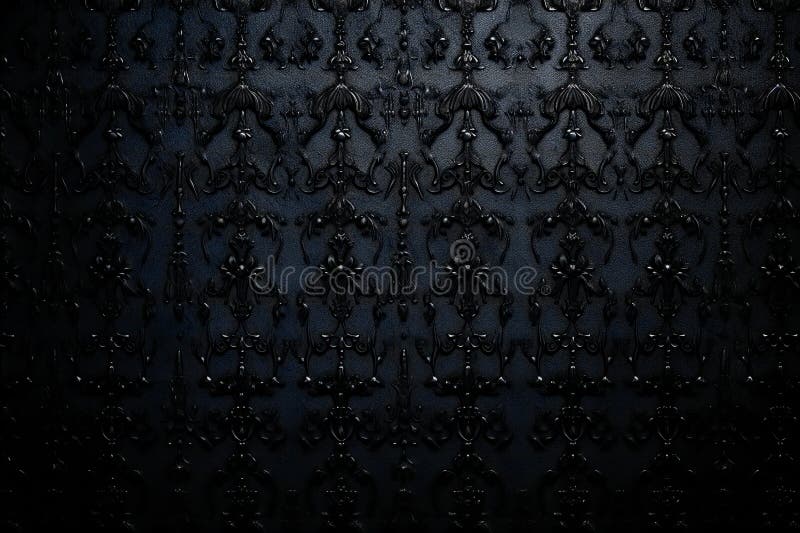 Old Black Metal Texture with Pattern, Abstract Background and Texture ...