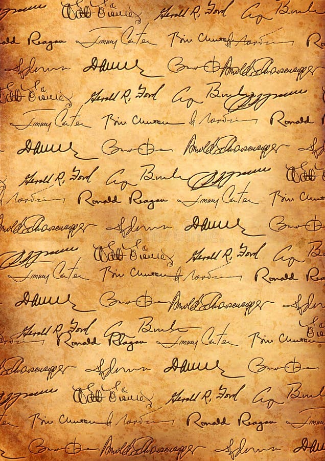 Different Signatures Stock Illustrations – 97 Different Signatures ...