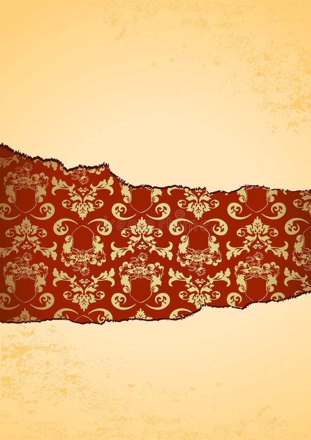 Illustration Of An Old Paper. Vector Picture. Image: 7753345