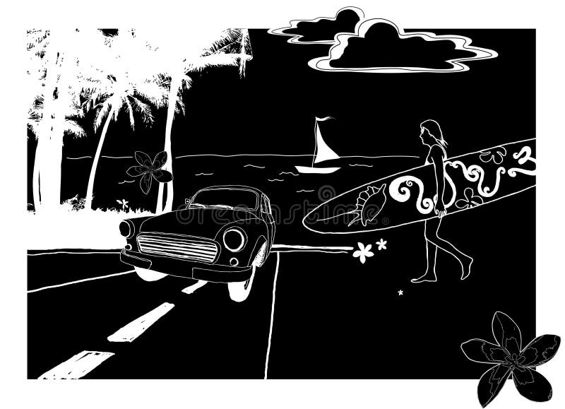 Illustration of Old-timer. Vector Stock Vector - Illustration of ...