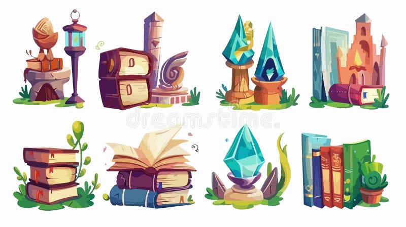 Illustration of Online Courses with Cartoon Characters for E-Learning ...