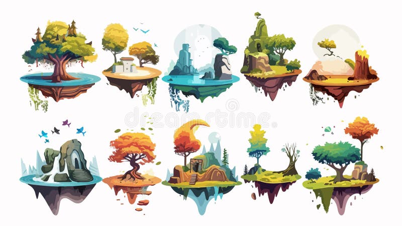 Illustration of Online Courses with Cartoon Characters for E-Learning ...