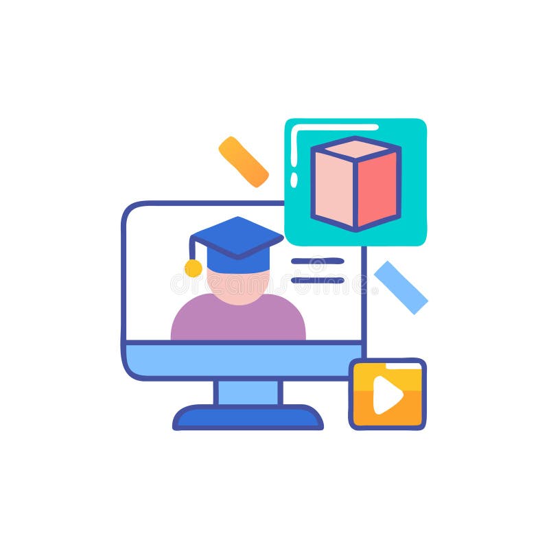 Computer Student Illustration Stock Illustrations – 83,590 Computer ...