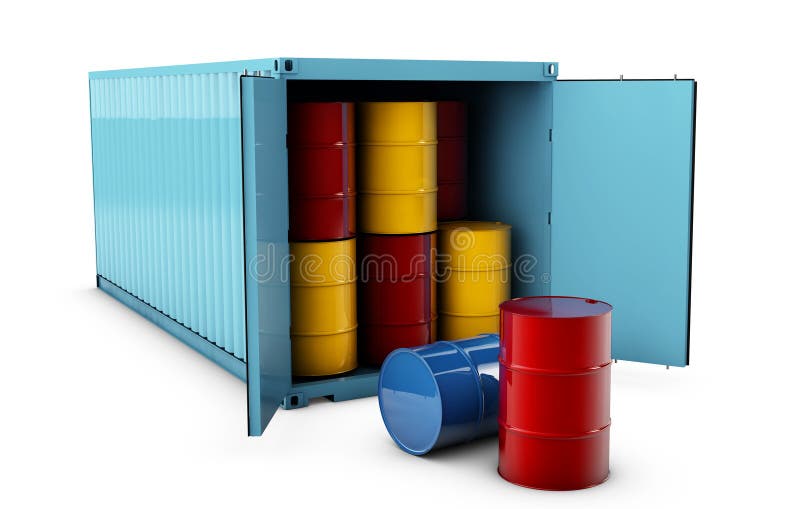 Illustration of Container House. Reuse Container for Building Houses ...