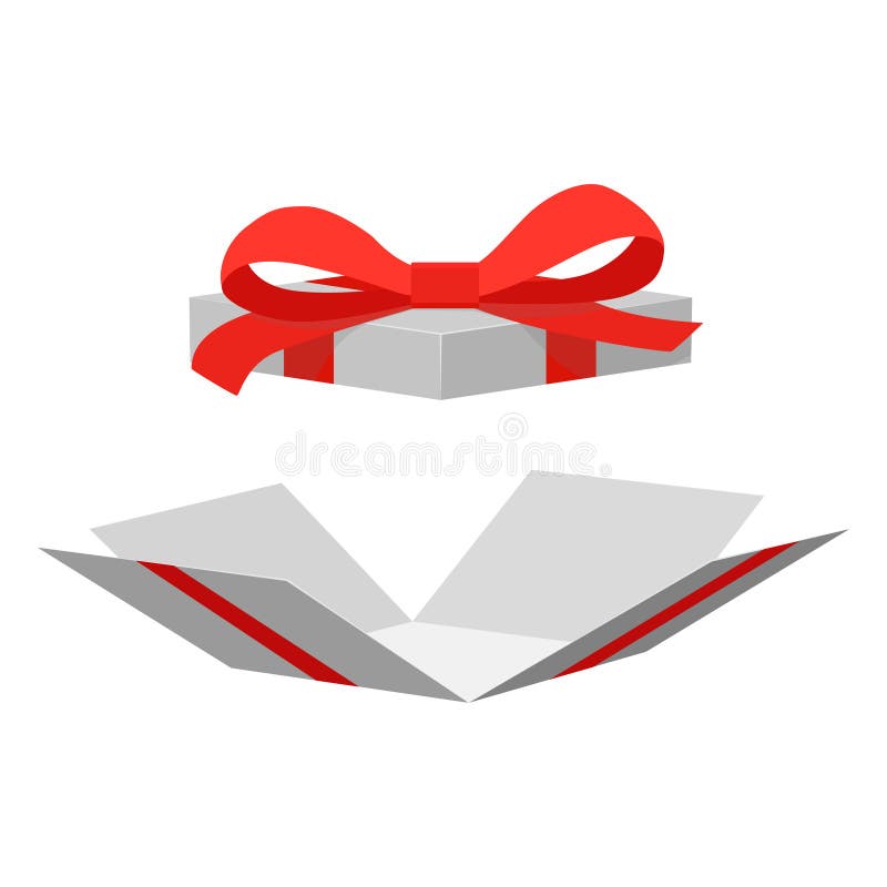 Open Present Vector